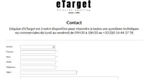Avis eTarget: Test complet du Logiciel Emailing